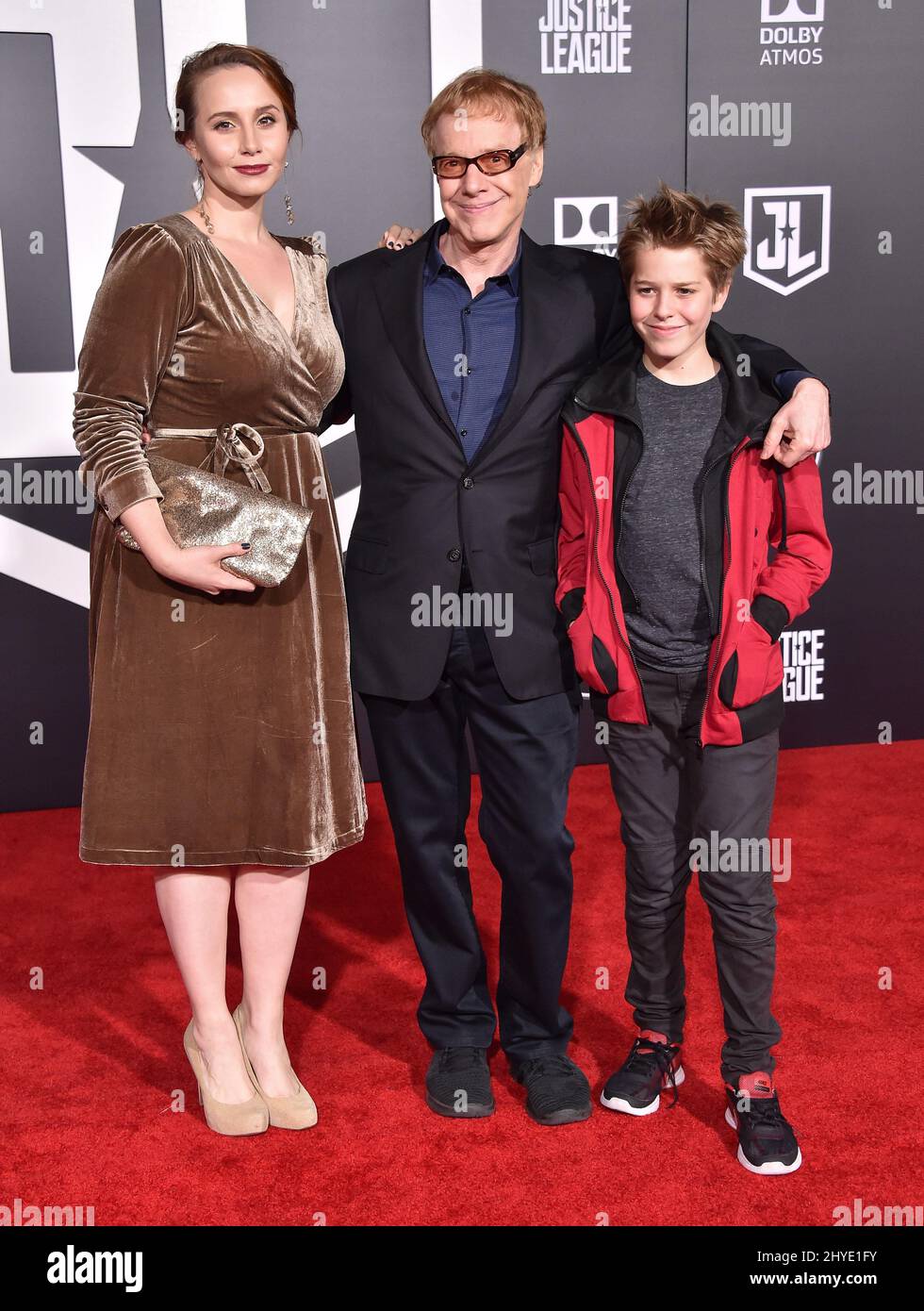 Mali Elfman, Danny Elfman, Oliver Elfman attending the world premiere ...