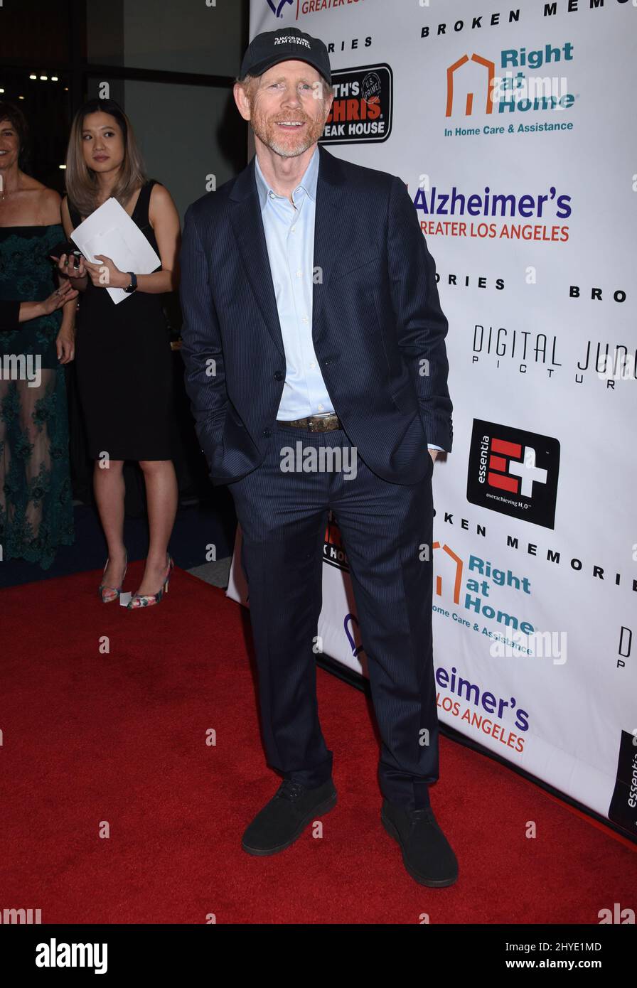 Ron Howard attending the premiere of Broken Memories in Los Angeles ...