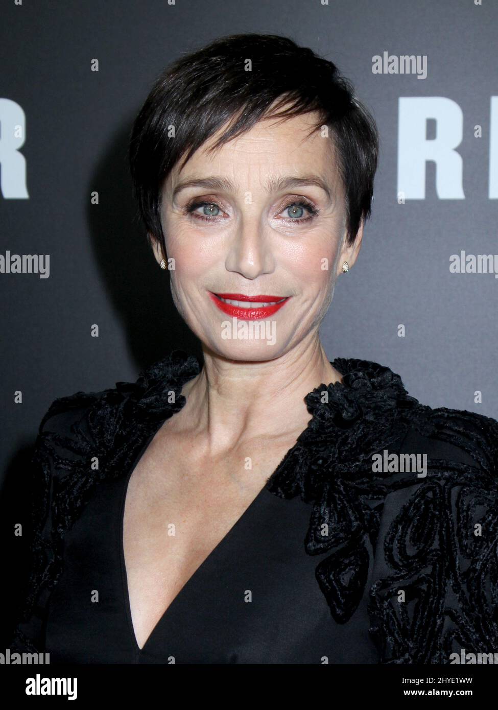 Kristin Scott Thomas Attending The Darkest Hour Premiere Held At The Paris Theatre In New York