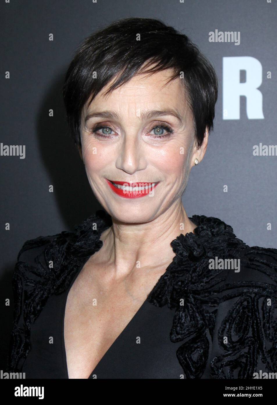 Kristin Scott Thomas attending the "Darkest Hour" premiere held at The ...