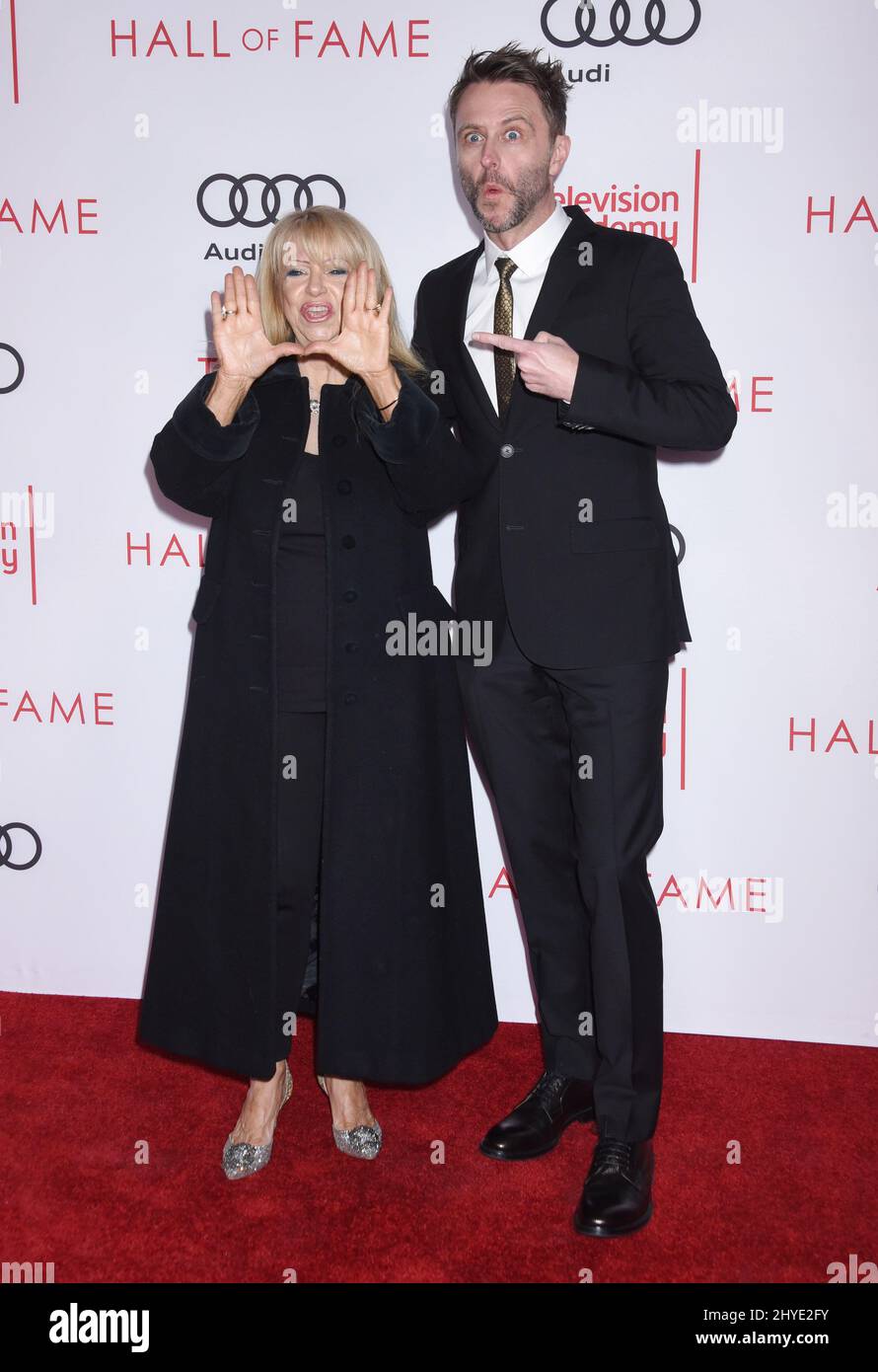 Chris Hardwick and Sharon Hills at 24th Hall of Fame Ceremony ...
