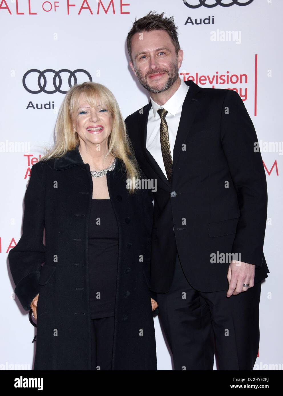 Chris Hardwick and Sharon Hills at 24th Hall of Fame Ceremony ...