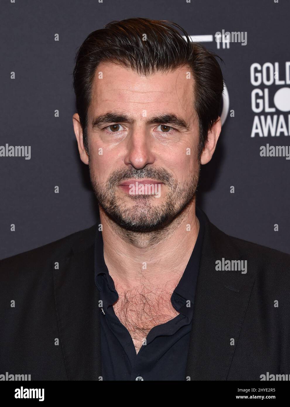 Claes Bang attending the Hollywood Foreign Press Association (HFPA) and ...