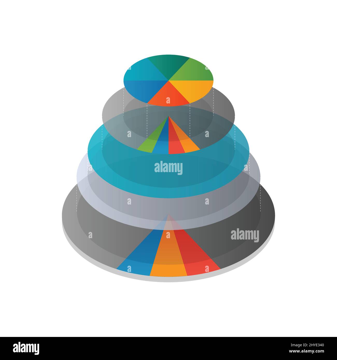 Circle diagram chart template. vector illustration Stock Vector Image ...