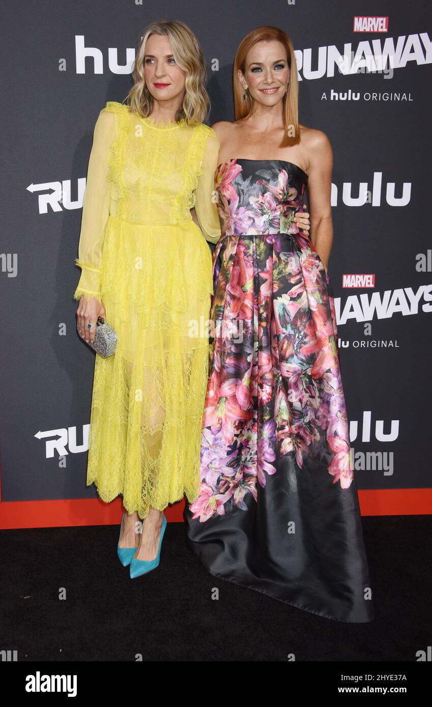 Ever Carradine and Annie Wersching attending Marvel's "Runaways ...