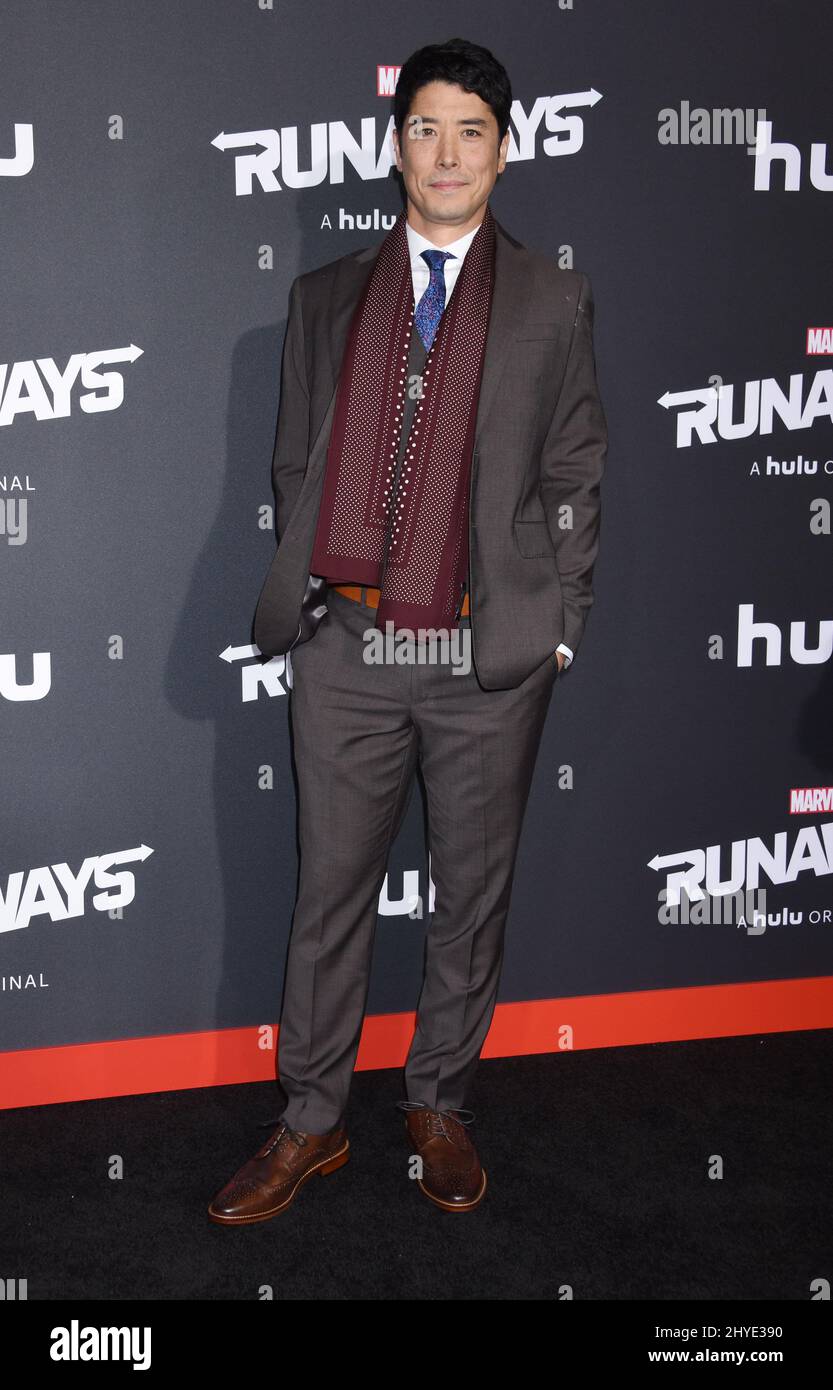 James Yaegashi attending Marvel's "Runaways" Premiere Event held in Los ...