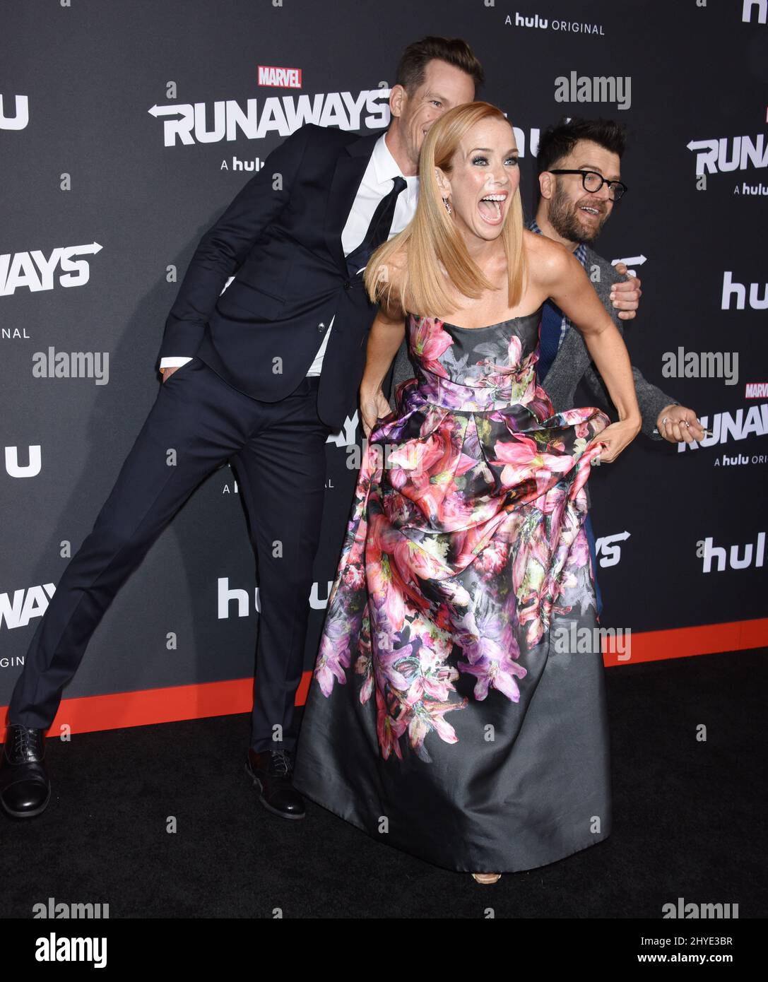 Kip Pardue, Annie Wersching and Kevin Weisman attending Marvel's ...