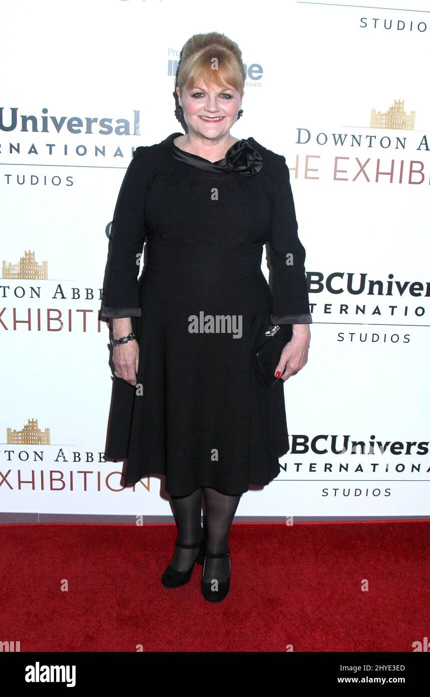 Lesley Nicol attending the Downton Abbey Exhibit Gala Held at Downton ...