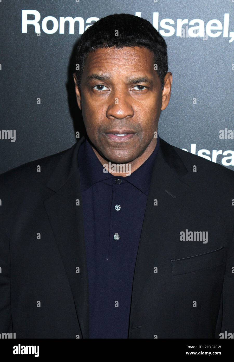 Denzel Washington attending the Roman J. Israel, Esq. screening in New ...