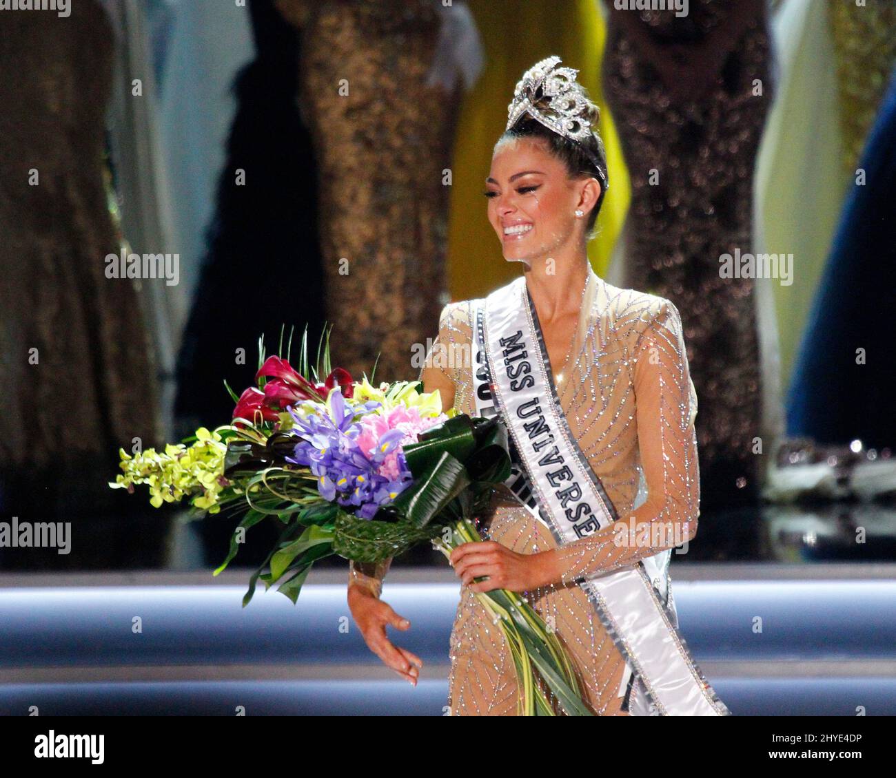Miss Universe 2017, Demi-Leigh Nel-Peters and Iris Mittenaere, M during ...