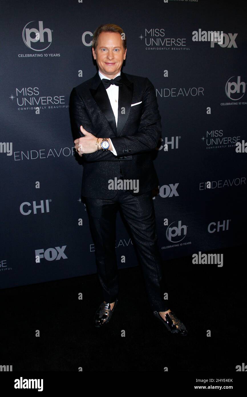 Carson Kressley on the red carpet during the The 66th Miss Universe ...