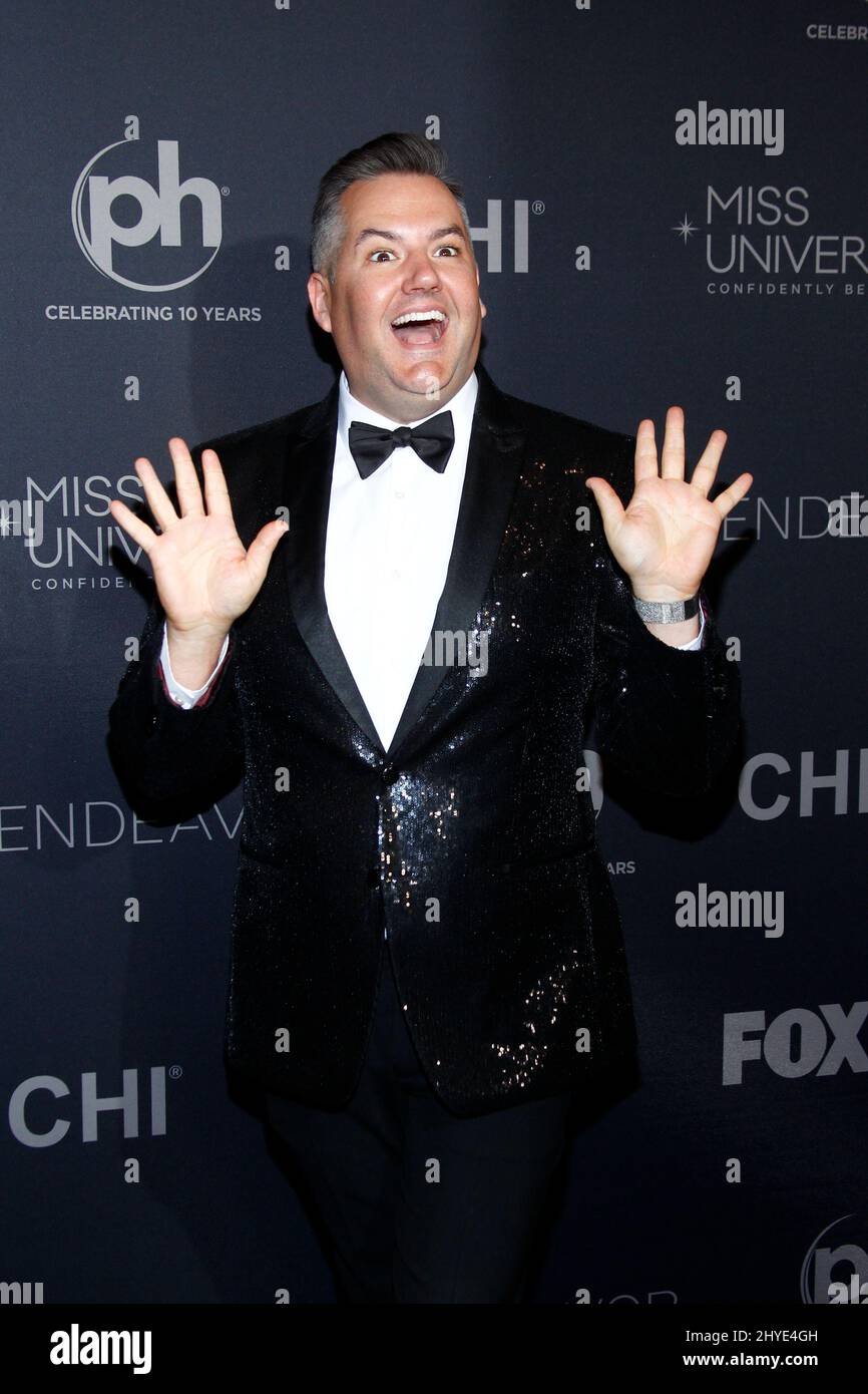 Ross Mathews on the red carpet during the The 66th Miss Universe ...