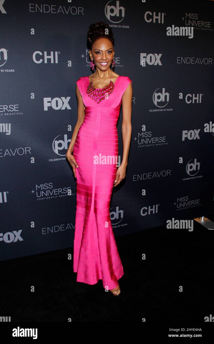 Lu Sierra on the red carpet during the The 66th Miss Universe pageant ...