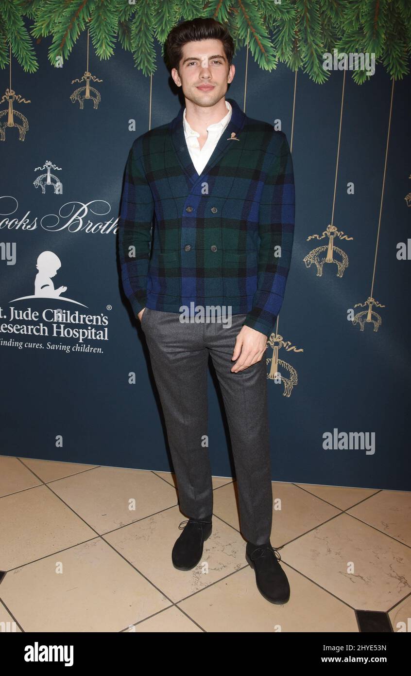 Carter Jenkins attending the Brooks Brothers and St. Jude Annual ...