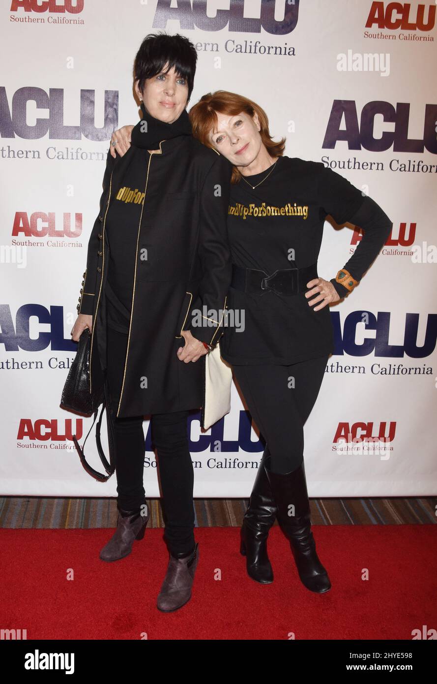 Diane Warren and Frances Fisher at the ACLU SoCal Annual "Bill Of ...