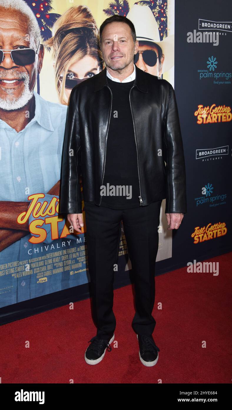 Bill Gerber attending premiere of Just Getting Started in Los Angeles ...