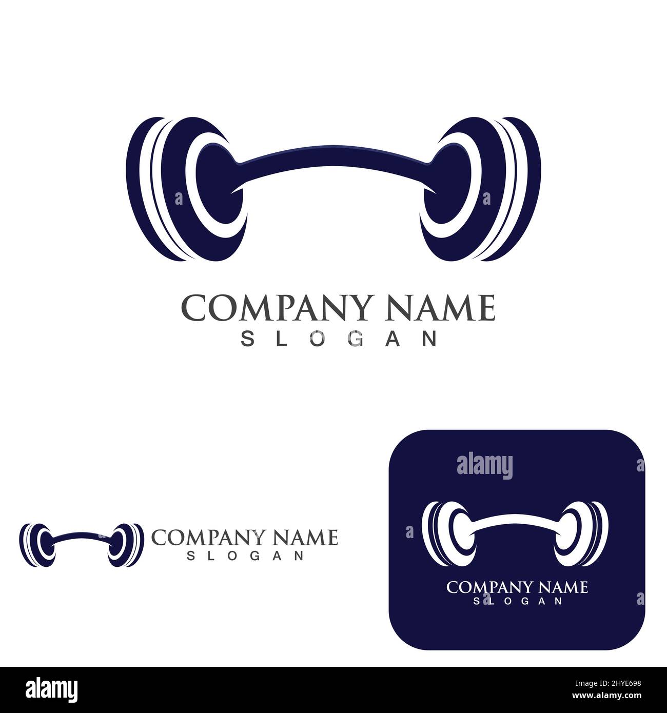 Gym fitness health people logo vector Stock Vector Image & Art - Alamy