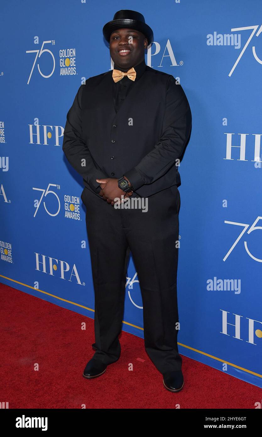 Wavyy Jonez attending the 75th Anniversary Golden Globes Special NBC ...