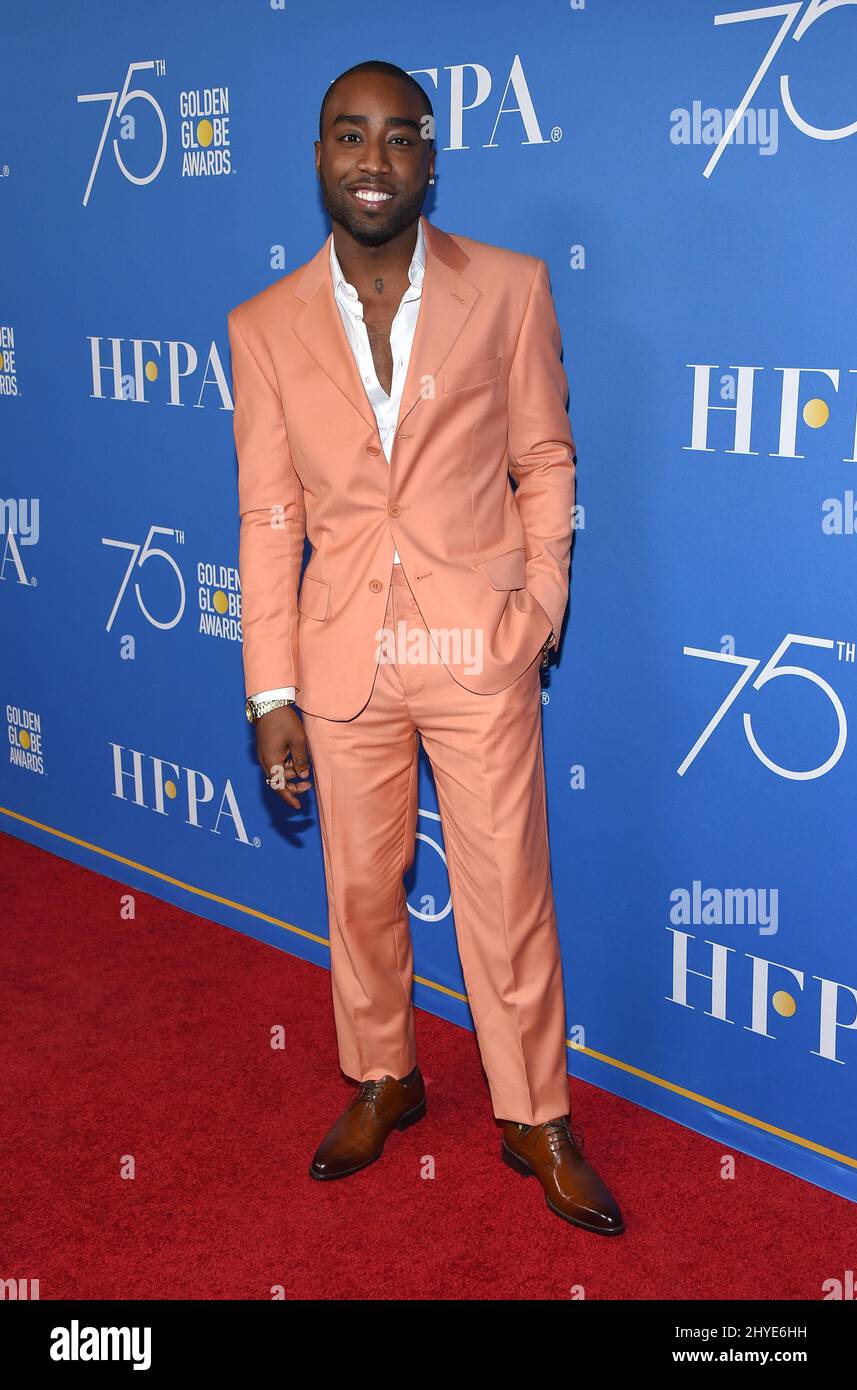 Marcc Rose attending the 75th Anniversary Golden Globes Special NBC ...