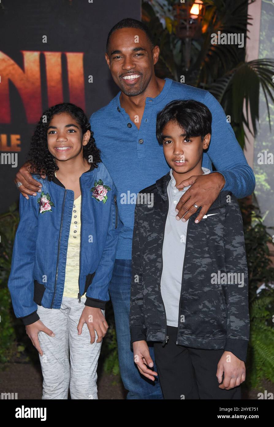 Jason George attending the Jumanji: Welcome to the Jungle Premiere in ...