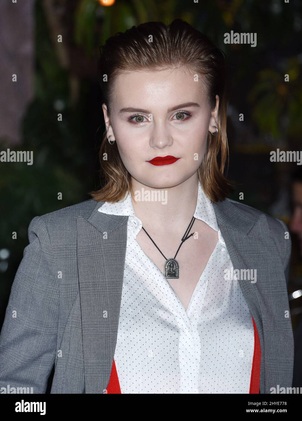 Morgan Turner attending the Jumanji: Welcome to the Jungle Premiere in ...