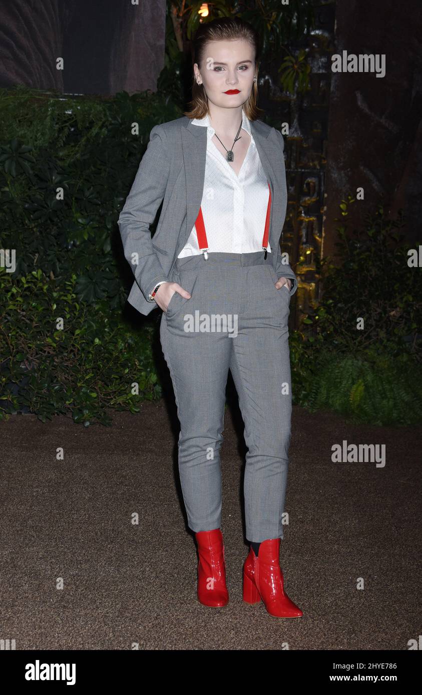 Morgan Turner attending the Jumanji: Welcome to the Jungle Premiere in ...