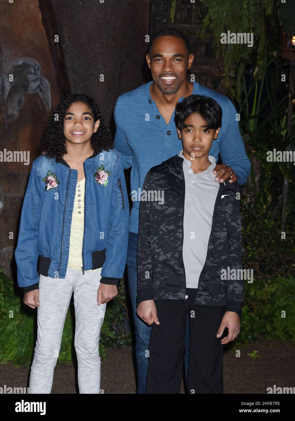 Jason George attending the Jumanji: Welcome to the Jungle Premiere in ...