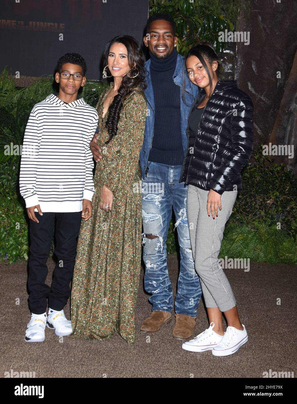 Bill Bellamy, Kristen Bellamy, Bailey Bellamy and Baron Bellamy ...