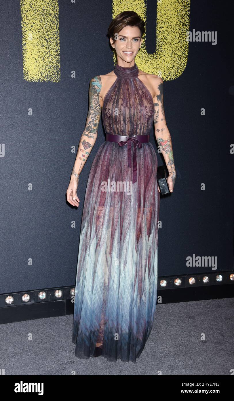 Ruby Rose attending the Pitch Perfect 3 World Premiere in Los Angeles ...