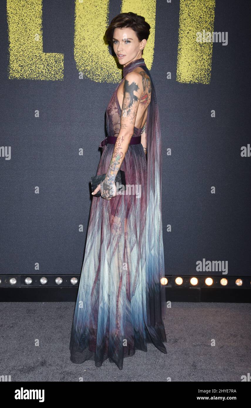 Ruby Rose attending the Pitch Perfect 3 World Premiere in Los Angeles ...