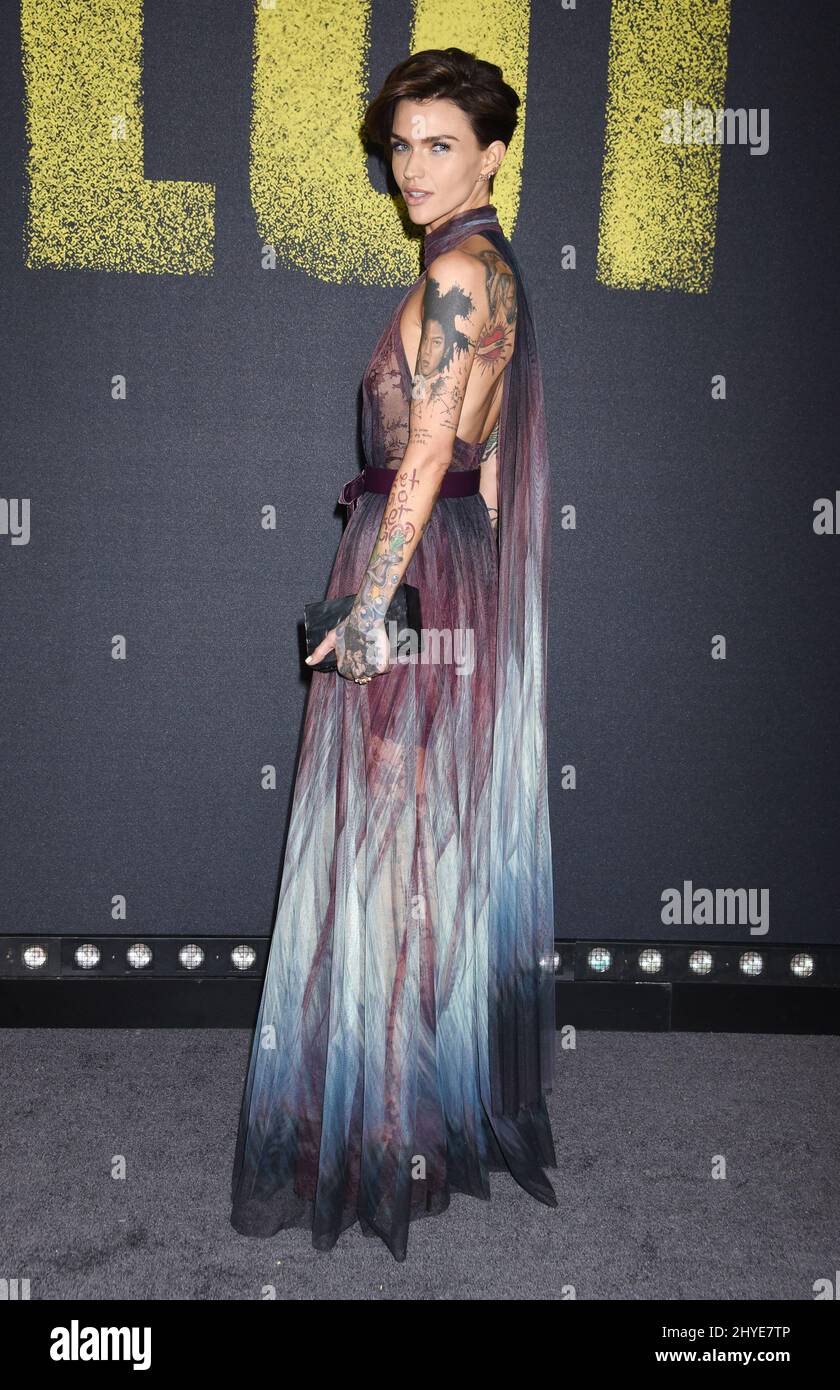 Ruby Rose attending the Pitch Perfect 3 World Premiere in Los Angeles ...