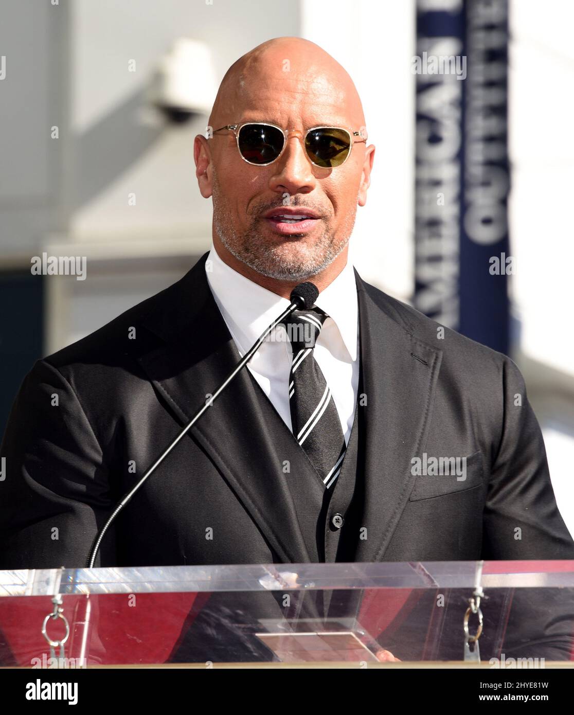 Dwayne Johnson at the Dwayne Johnson star ceremony on the Hollywood ...