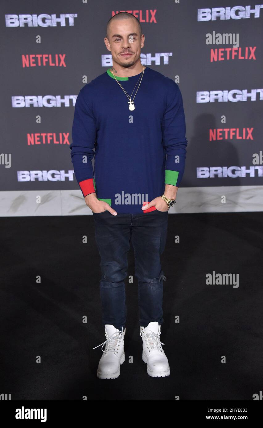 Casper Smart at the U.S. premiere of "Bright" held at the Regency ...