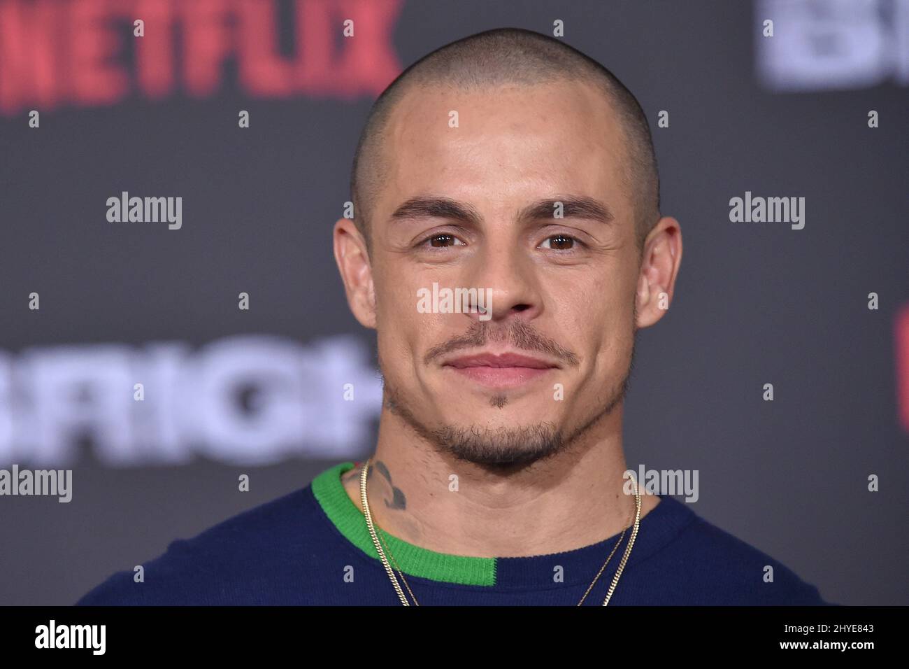 Casper Smart at the U.S. premiere of "Bright" held at the Regency ...