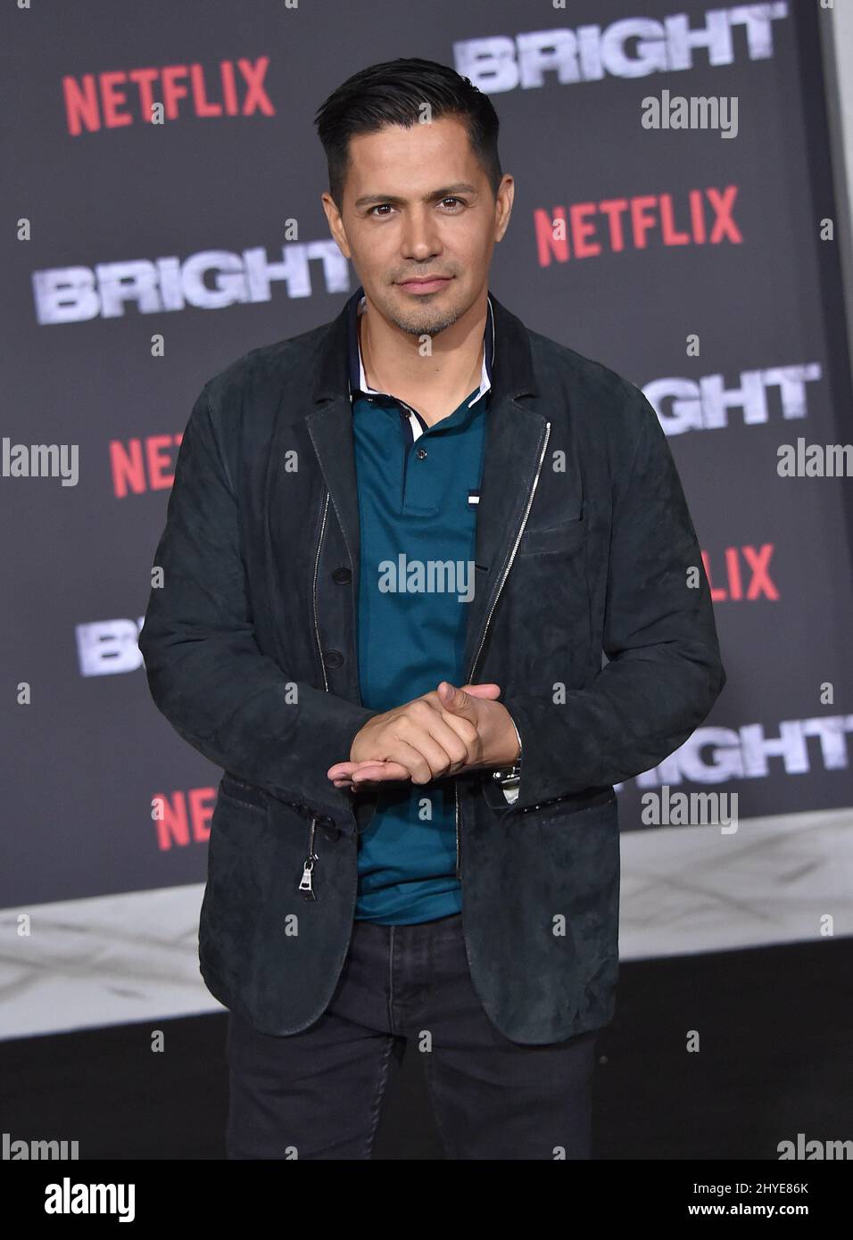 Jay Hernandez at the U.S. premiere of "Bright" held at the Regency ...