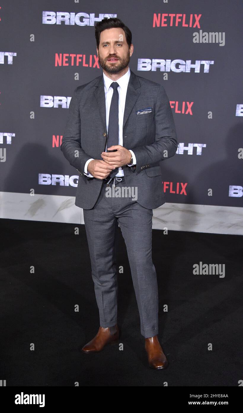 Edgar Ramirez at the U.S. premiere of "Bright" held at the Regency ...