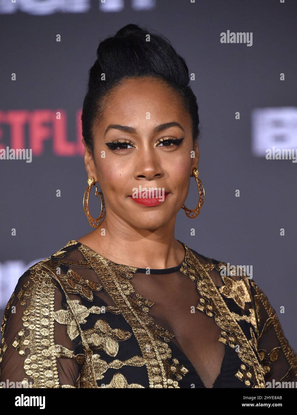 Simone Missick at the U.S. premiere of "Bright" held at the Regency ...