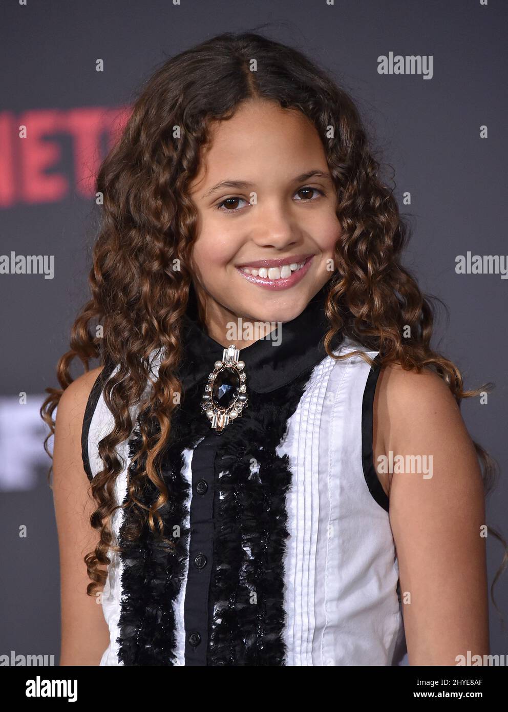 Scarlet Spencer at the U.S. premiere of "Bright" held at the Regency ...