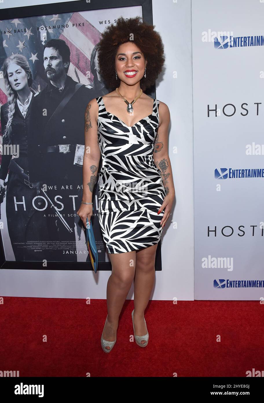 Joy Villa at the premiere of "Hostiles" held at the Samuel Goldwyn ...