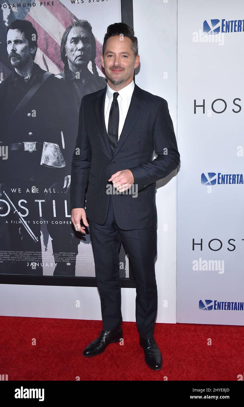 Scott Cooper at the premiere of "Hostiles" held at the Samuel Goldwyn ...