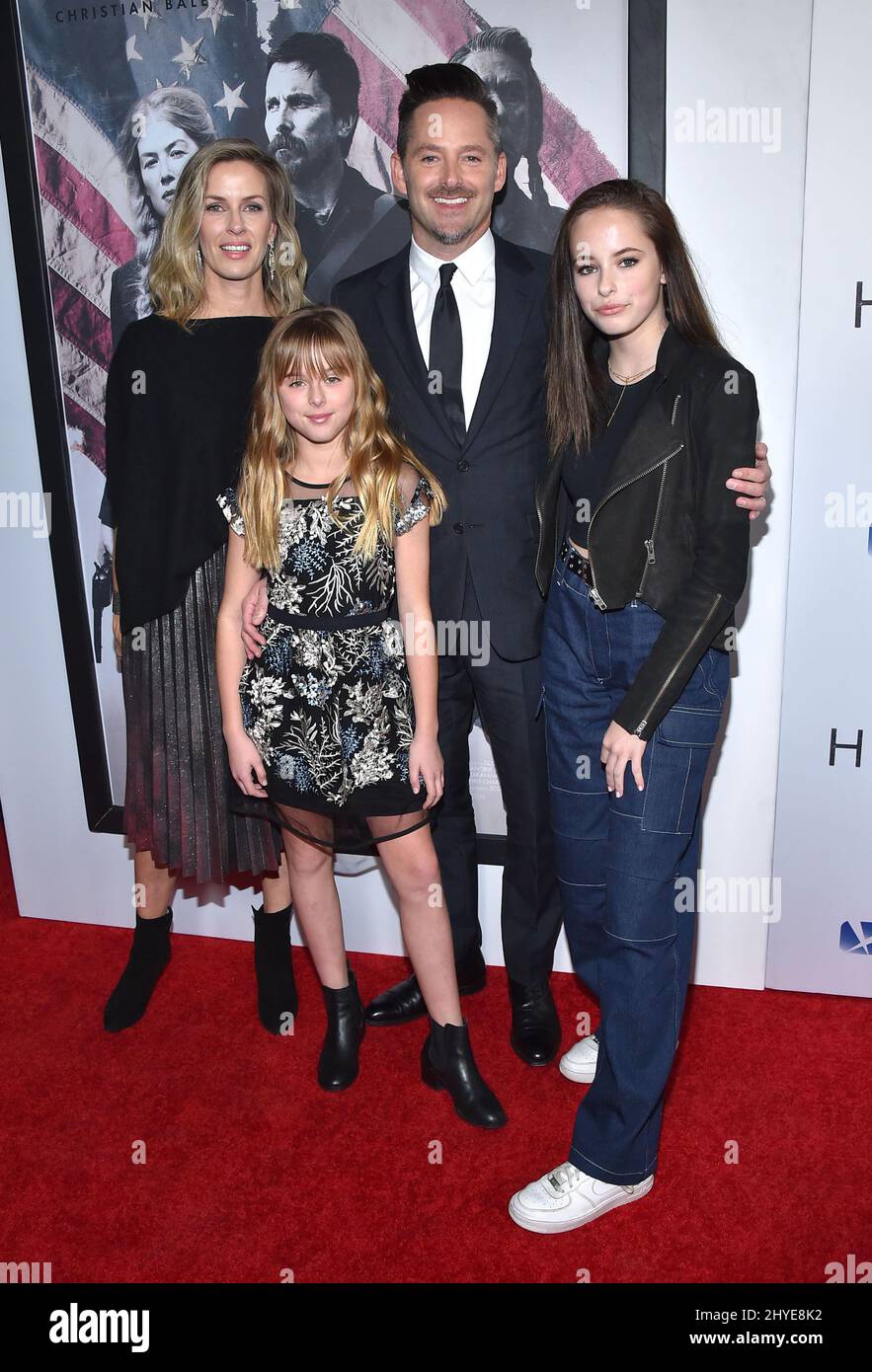 Scott Cooper, Jocelyne Cooper, Ava Cooper and Stella Cooper at the ...