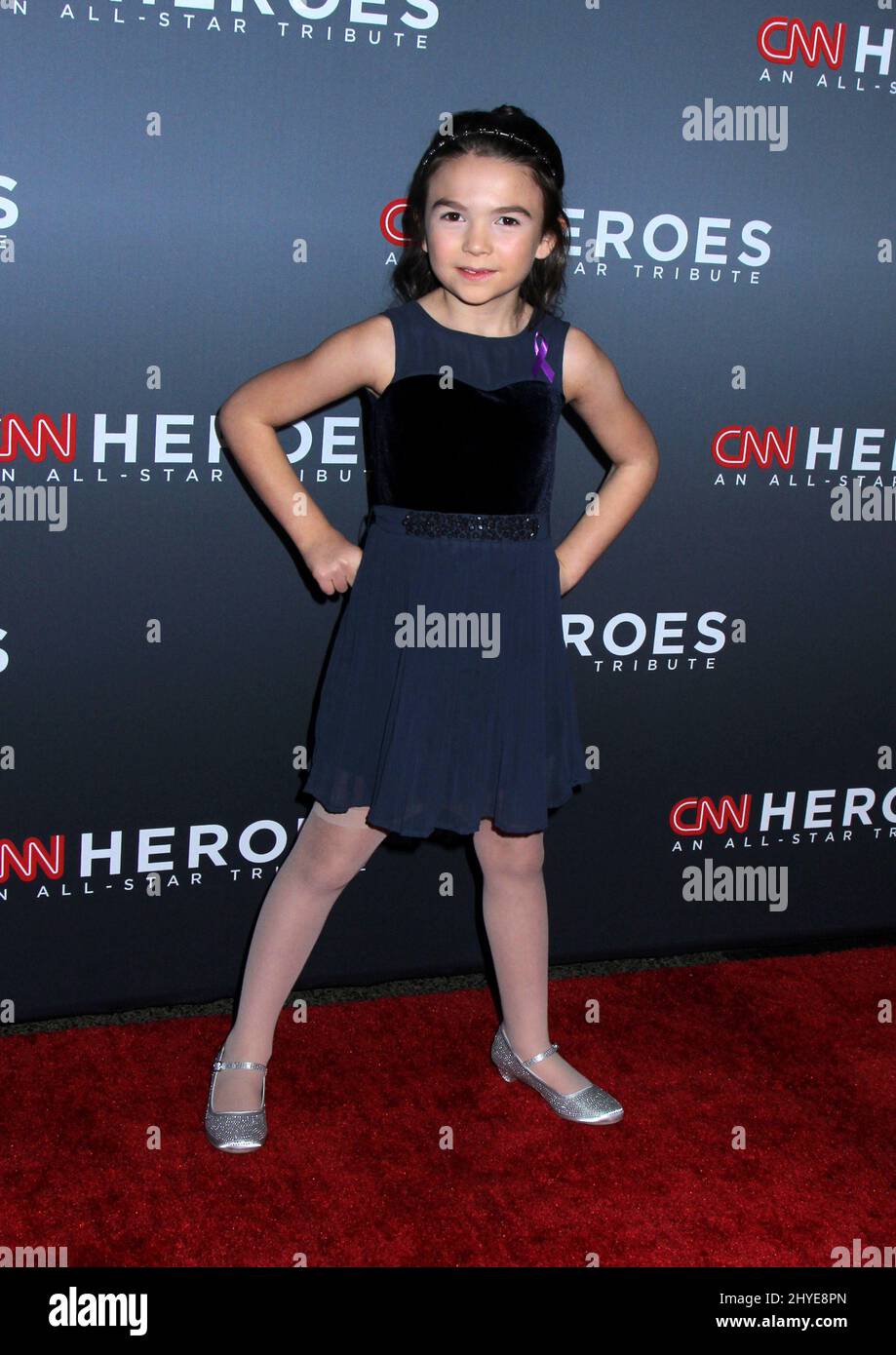 Brooklynn Prince attending the 11th Annual CNN Heroes: An All-Star ...