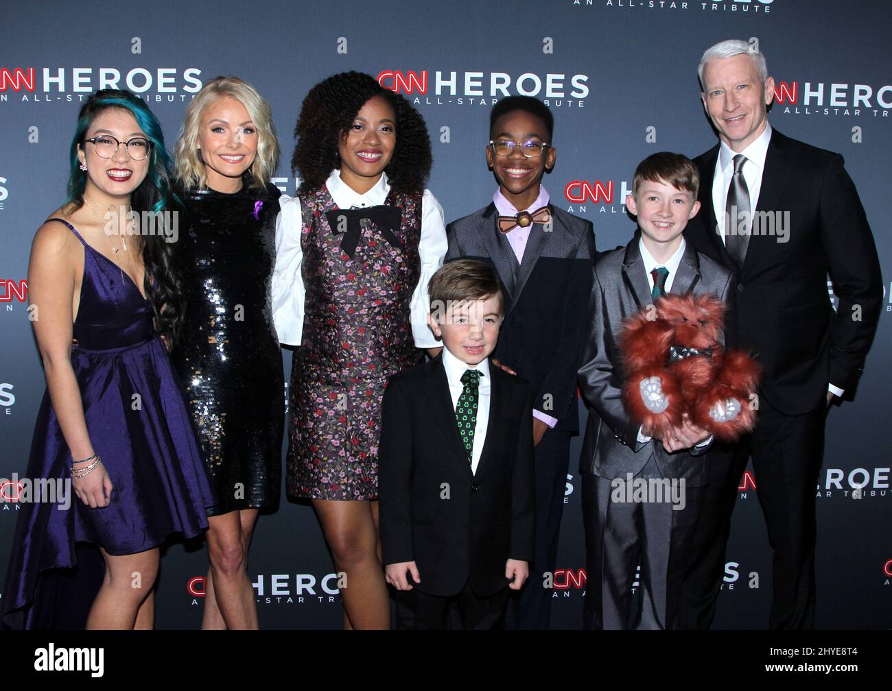 Christina Li, Kelly Ripa, Halie Thomas, Ryan Hickman, Sidney Key ...