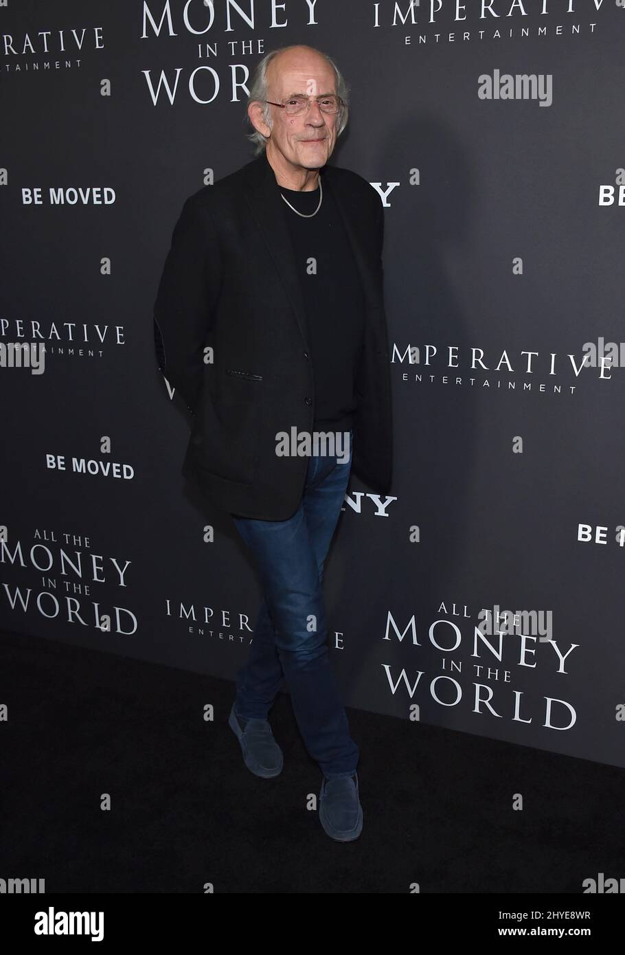 Christopher Lloyd attending the World premiere of All The Money In The ...