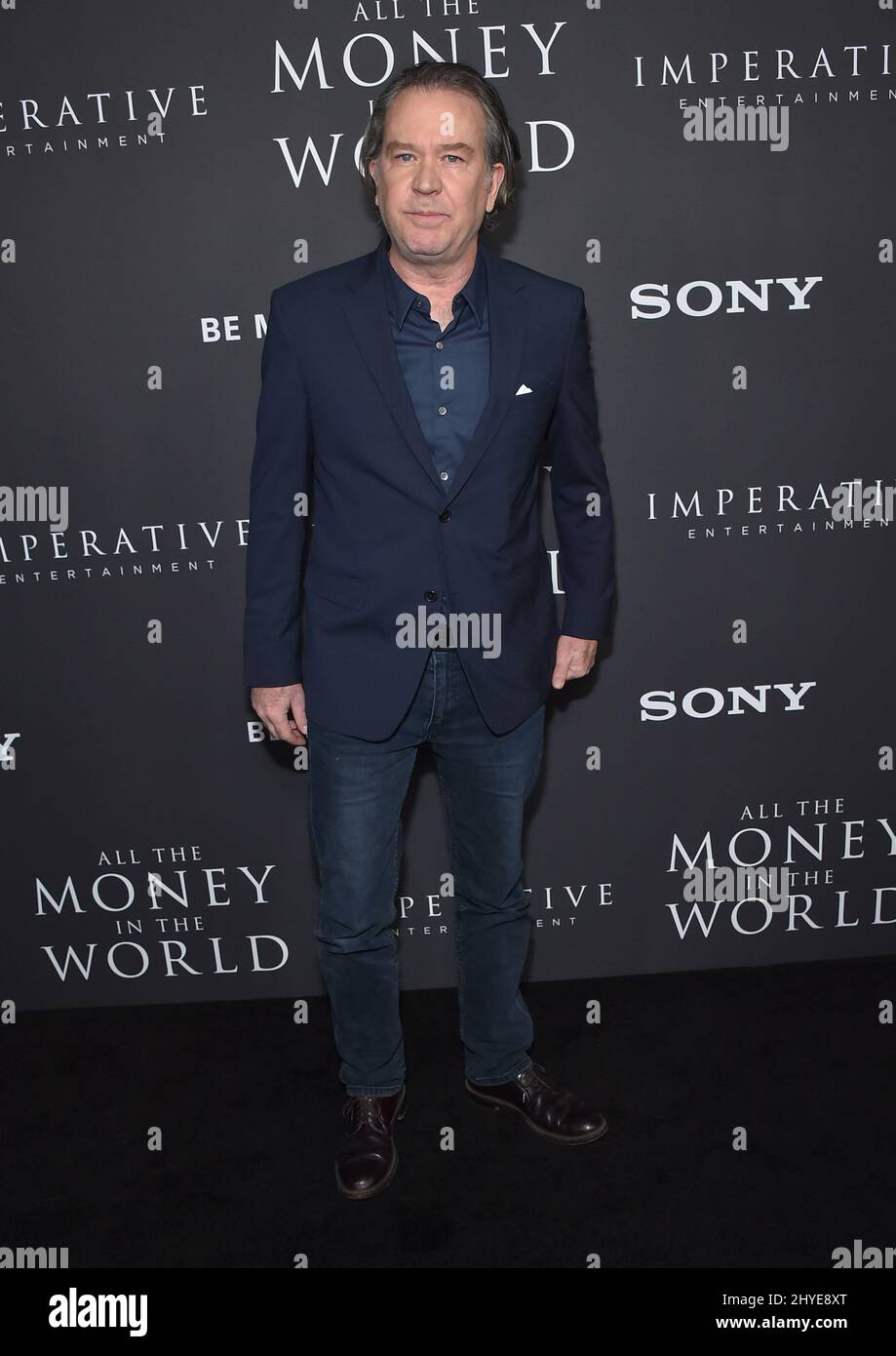 Timothy Hutton attending the World premiere of All The Money In The ...