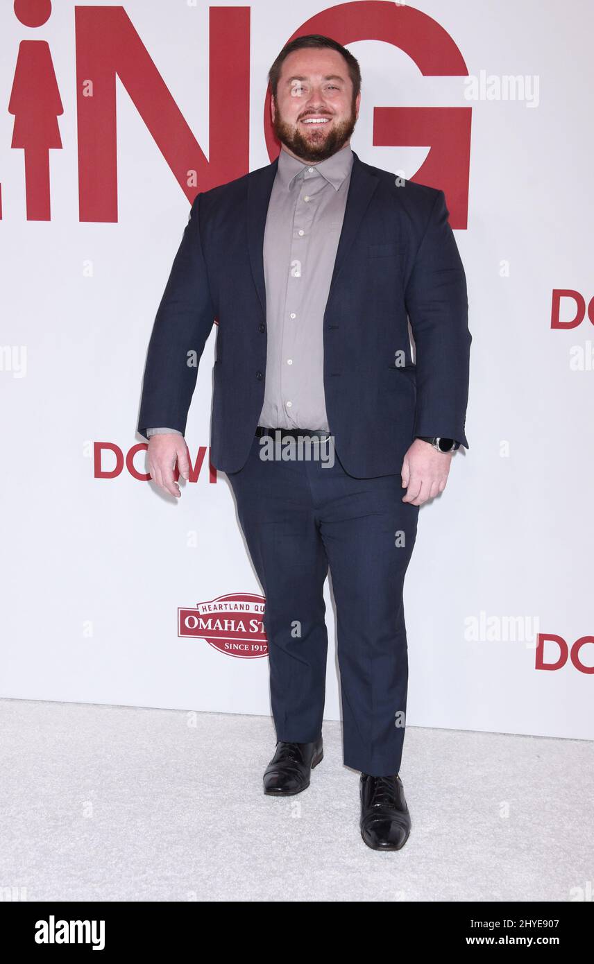 Joe P. Harris attending the premiere of Downsizing in Los Angeles ...