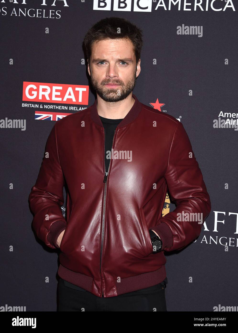 Sebastian Stan at the BAFTA Los Angeles Tea Party 2018 held at the Four ...