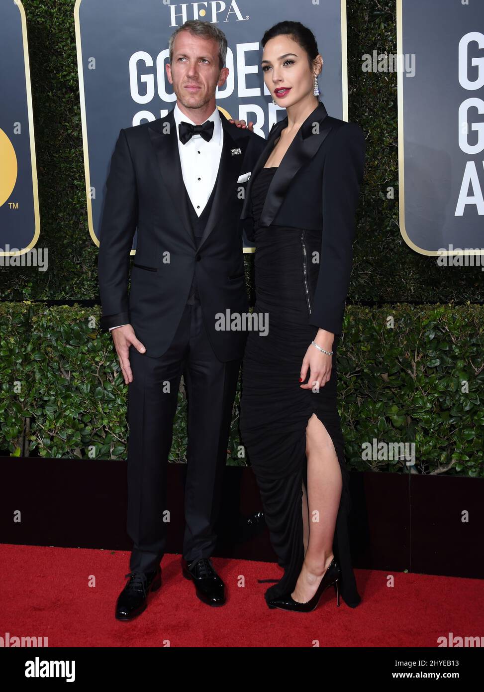 Gal Gadot and Yaron Versano at the 75th Annual Golden Globe Awards held ...