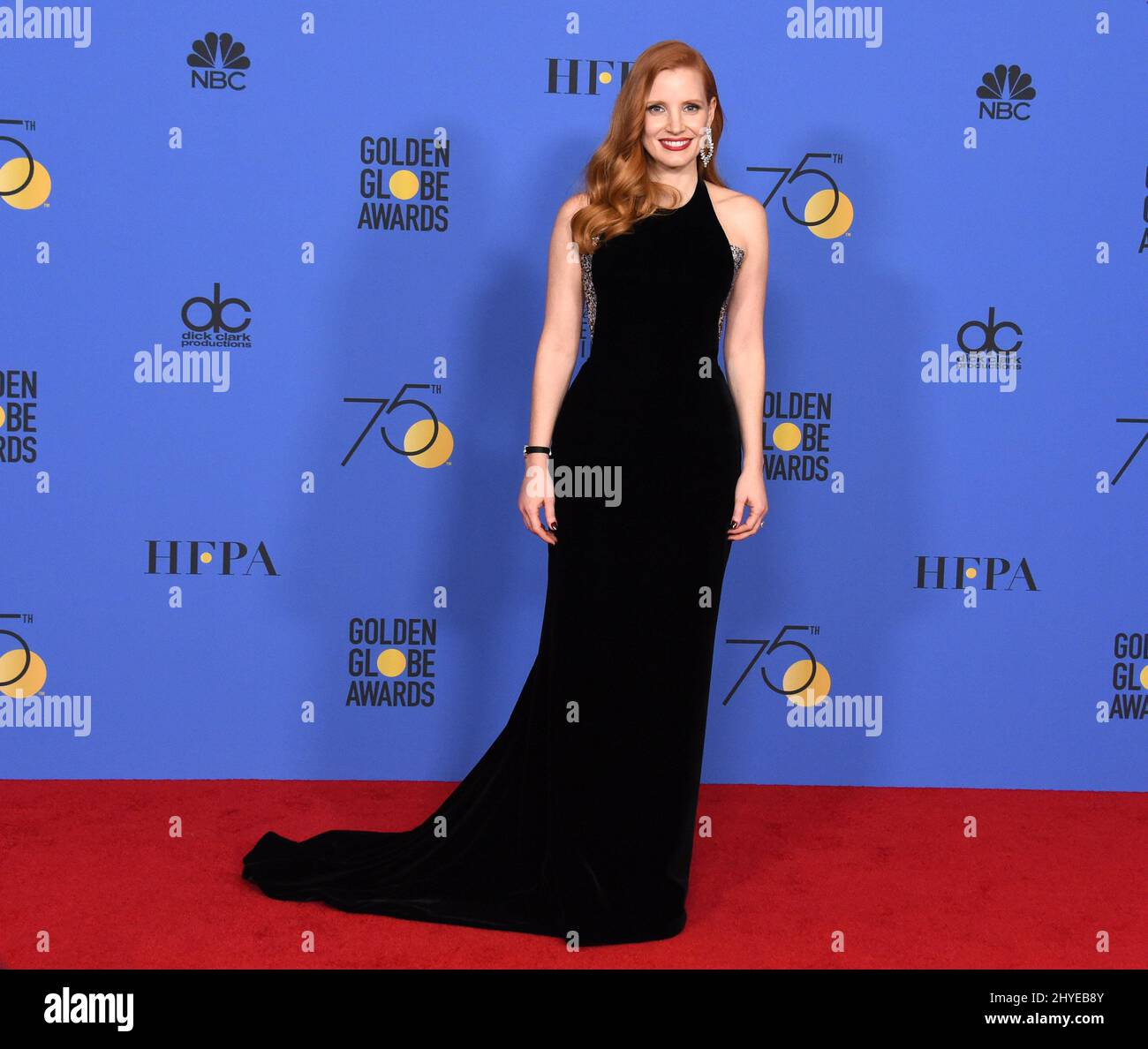 Jessica Chastain Golden Globes 2022