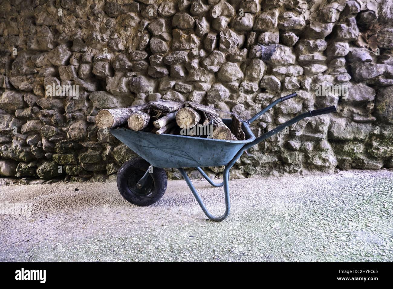 Wood logs for fuel, ecological natural gas, environment Stock Photo - Alamy